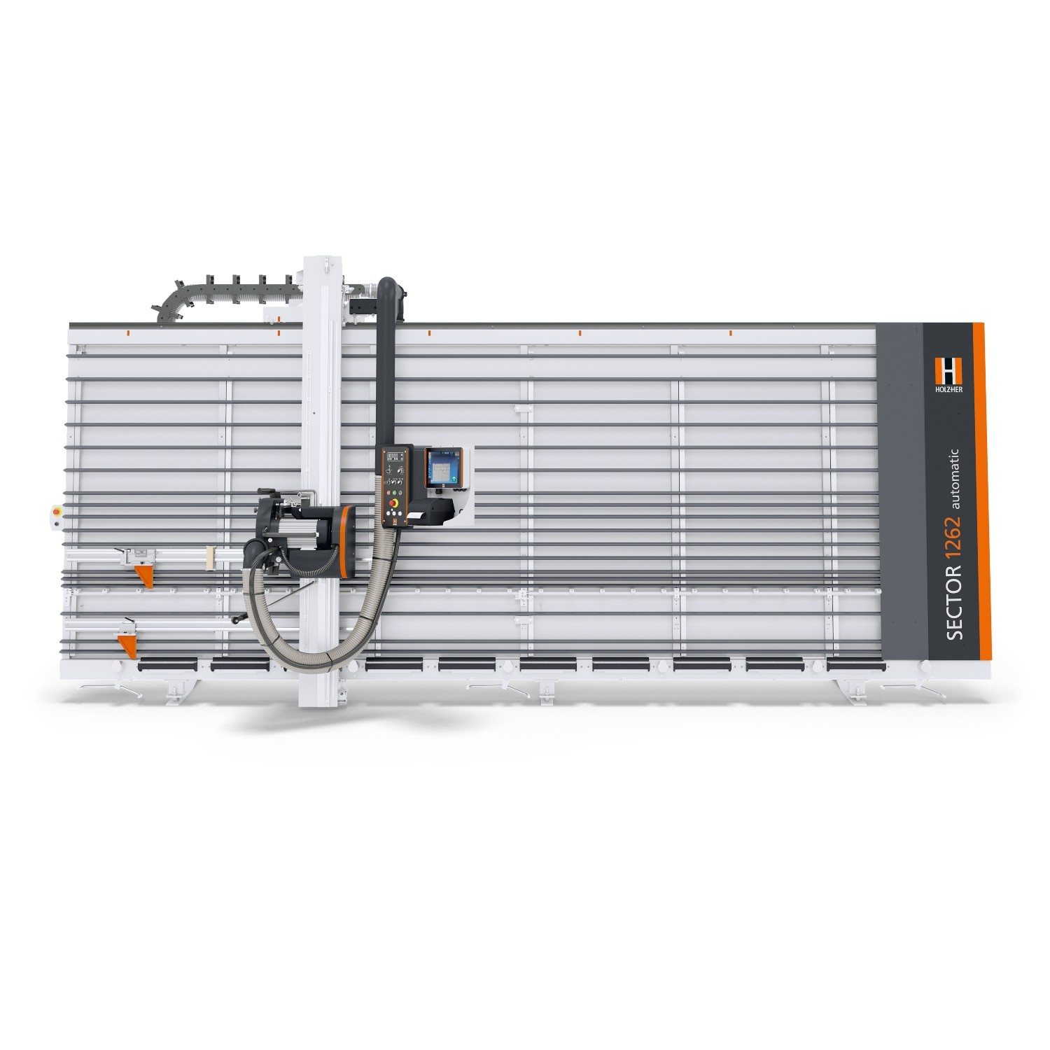 Operating principles of a vertical panel saw HOLZ HER